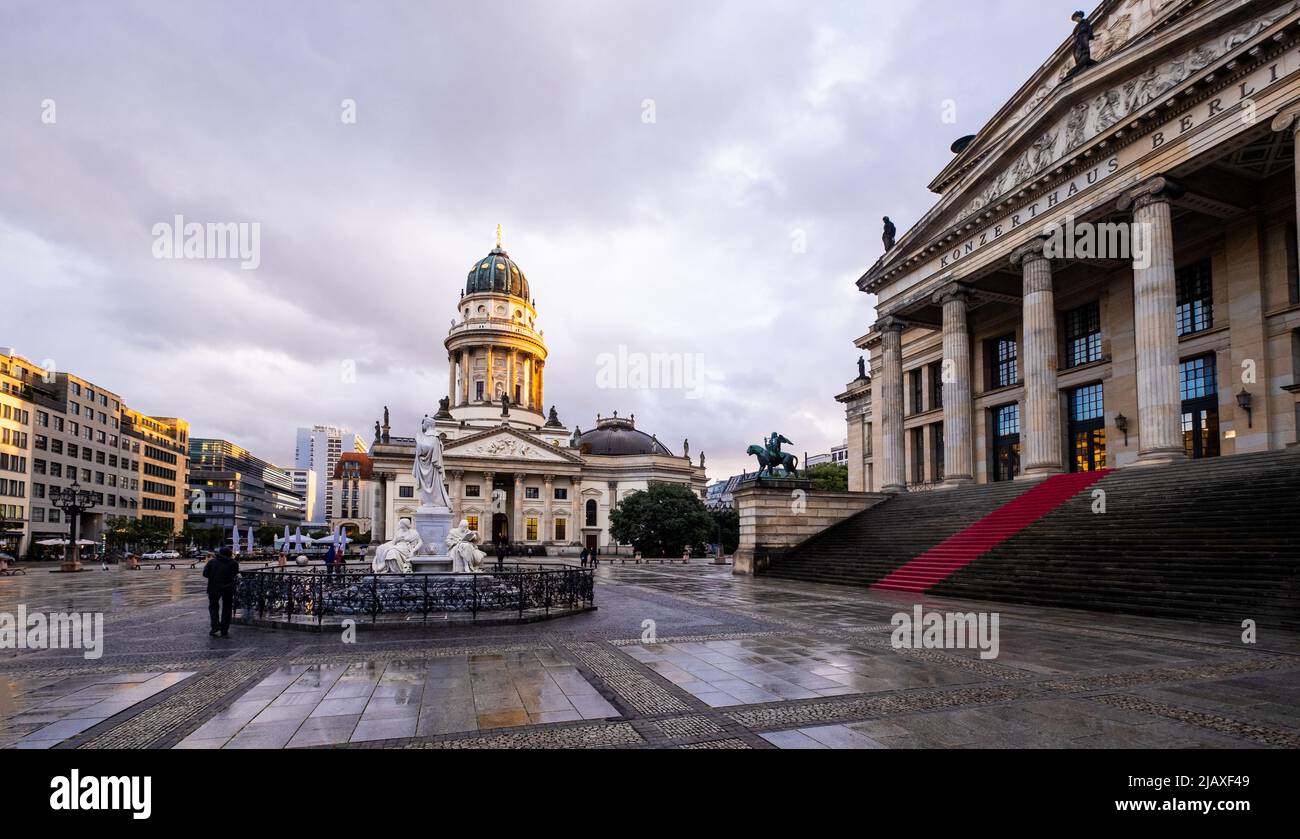 Square in front of Concert Hall Stock Photo - Alamy