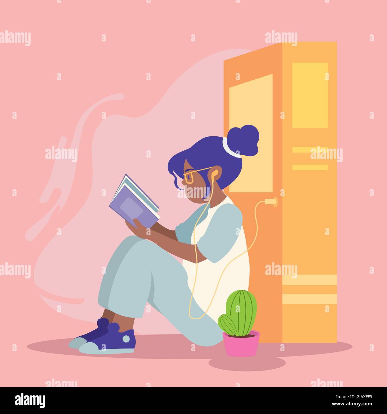 literacy and books illustration Stock Vector Image & Art - Alamy