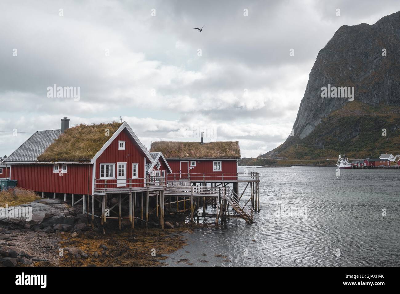 Lofoten islands landscape moskenes norway hi-res stock photography and ...