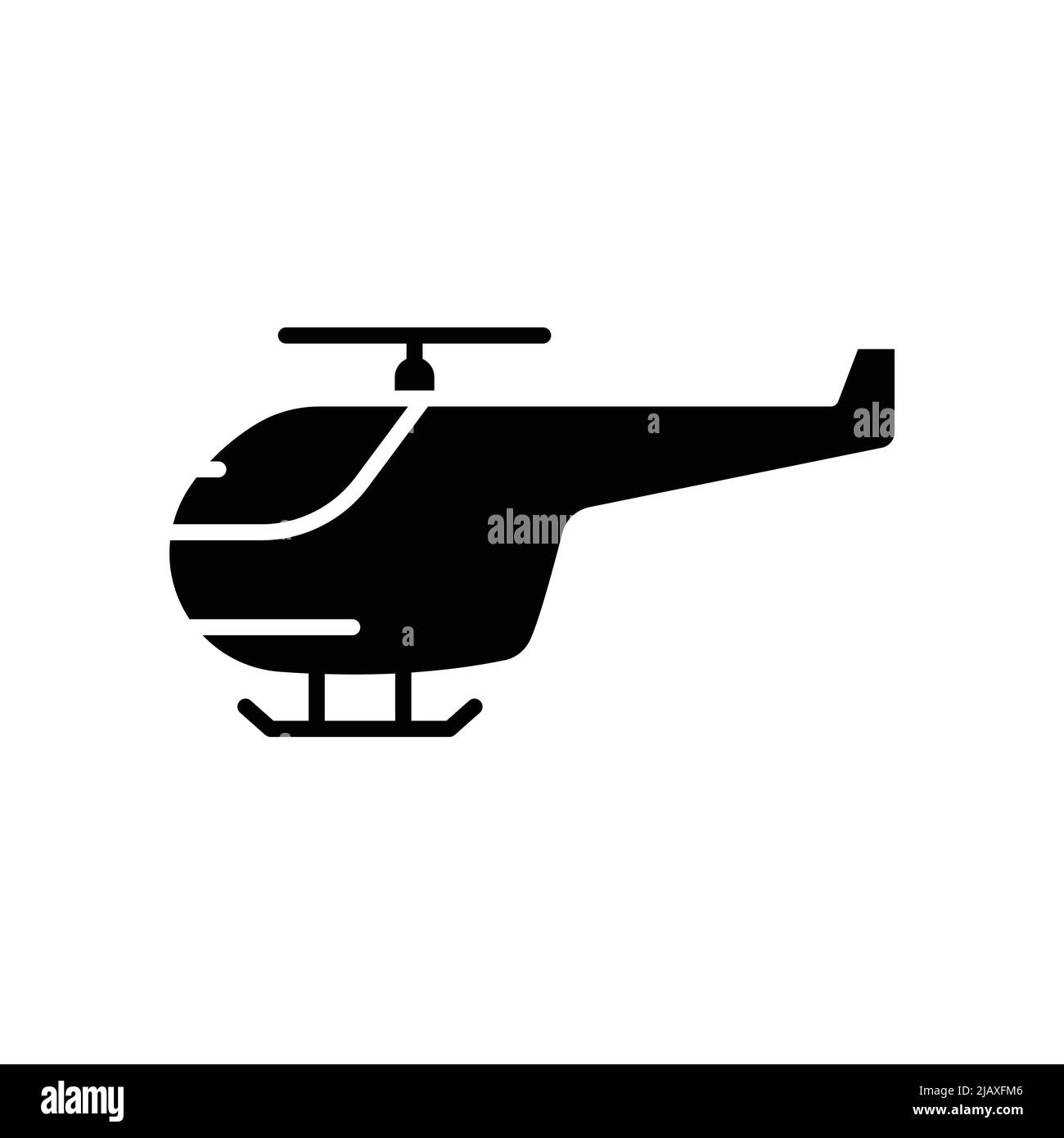 Helicopter icon vector. Transportation, Air vehicle. Solid icon style ...