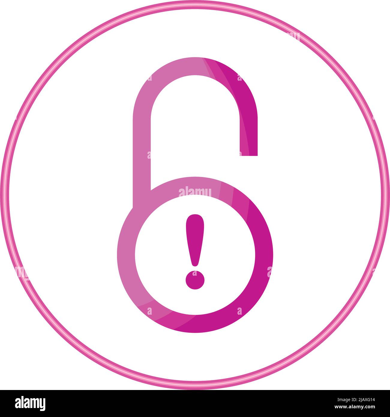 pink padlock design Stock Vector Image & Art - Alamy