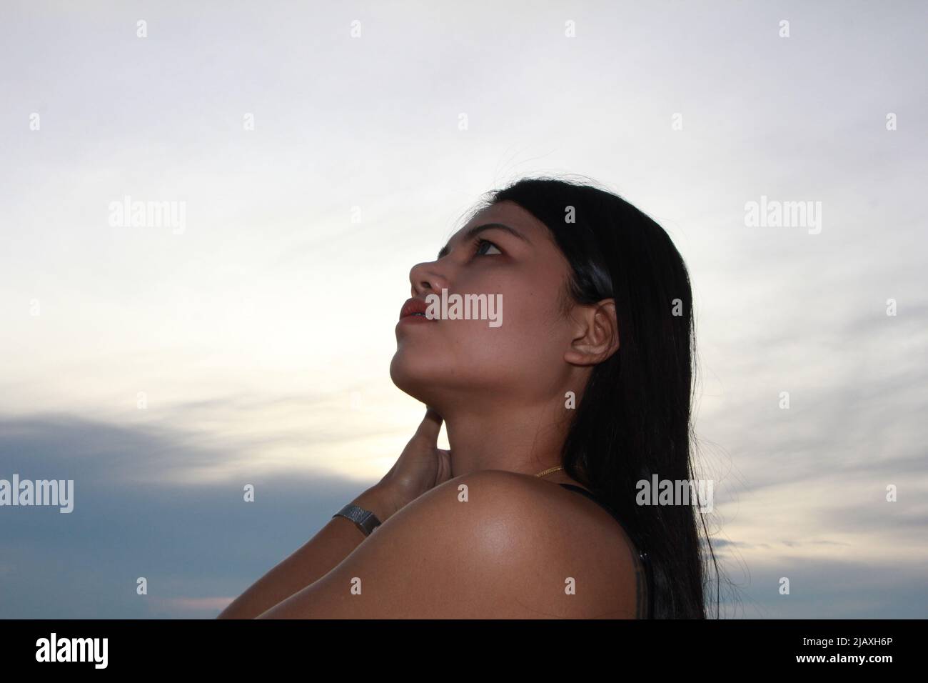The island of Koh Tao, Thailand, with model Yuwadee Kulwong Stock Photo - Alamy