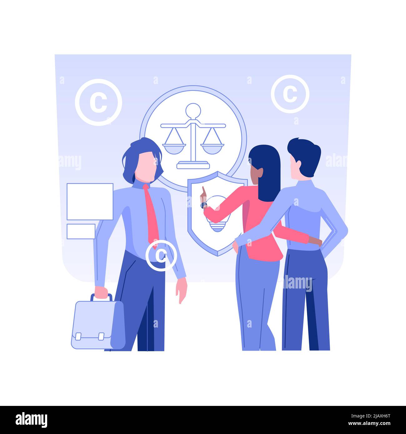 Lawyer client discussion Stock Vector Images - Alamy