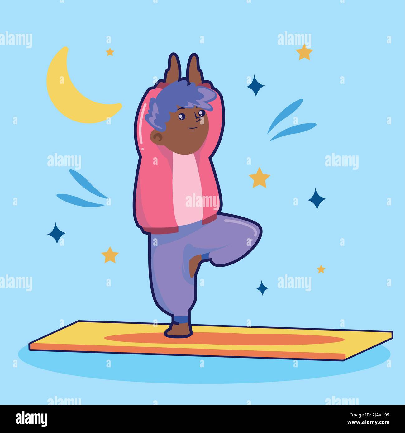 Flexible happy Stock Vector Images - Alamy