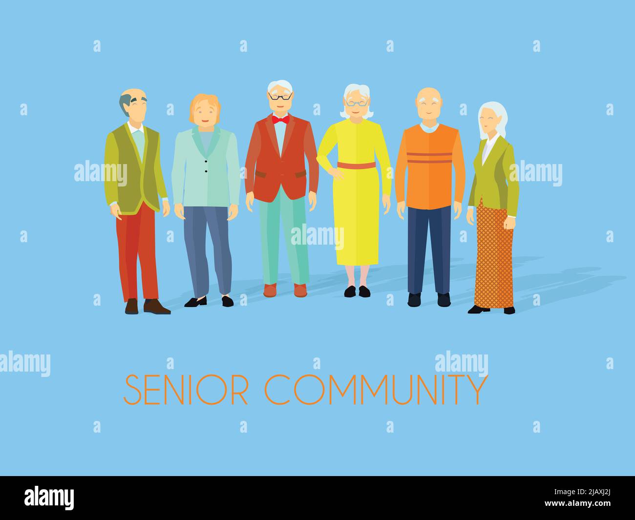 Senior community center Stock Vector Images - Alamy