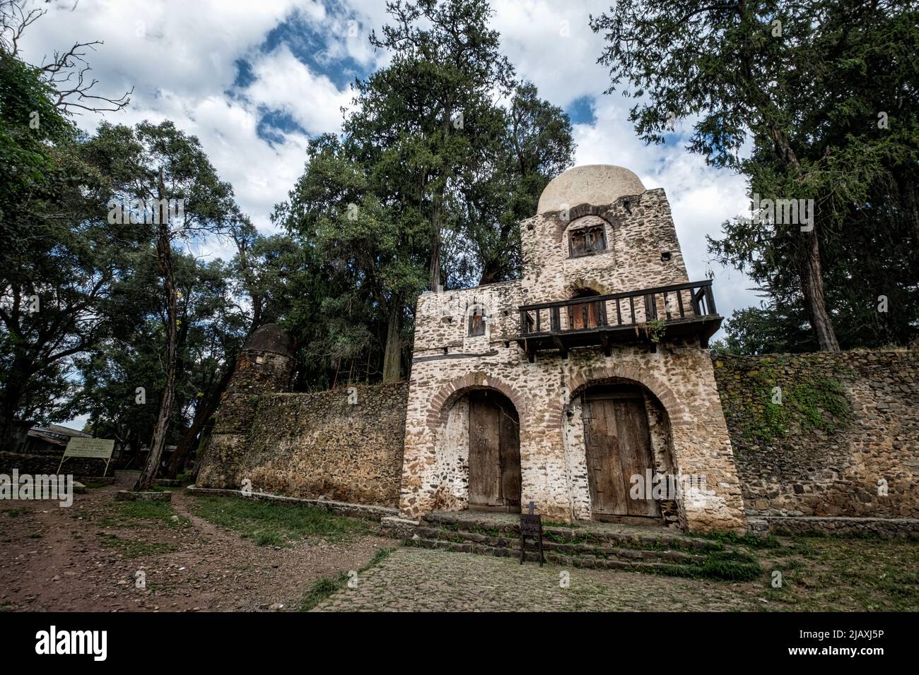 Debre Birhan Selassie Church, Gondar, Ethiopia, Africa Stock Photo - Alamy
