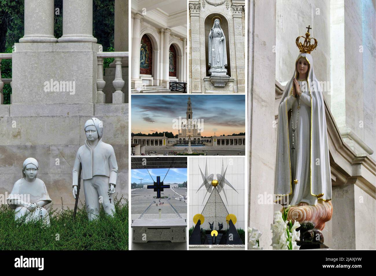 The famous Shrine of Our Lady of Fatima (Portugal) is a pilgrimage ...