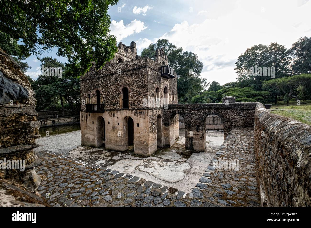 Debre Birhan Selassie Church, Gondar, Ethiopia, Africa Stock Photo - Alamy