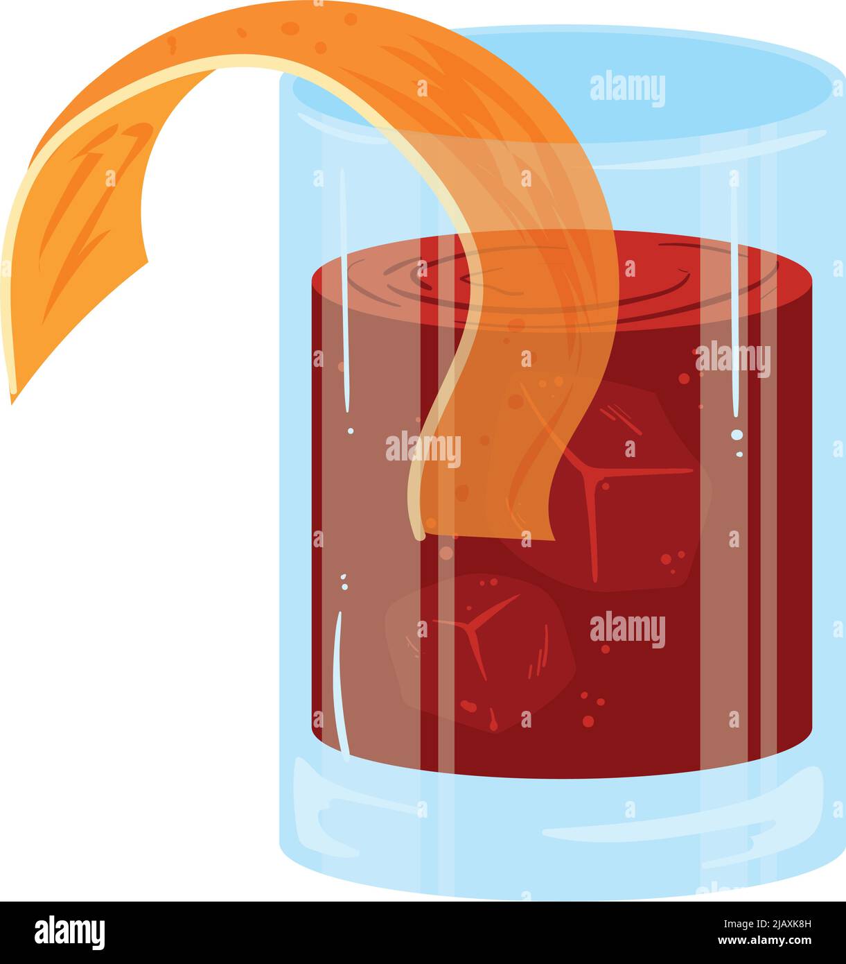 Negroni Glass Stock Vector Images Alamy