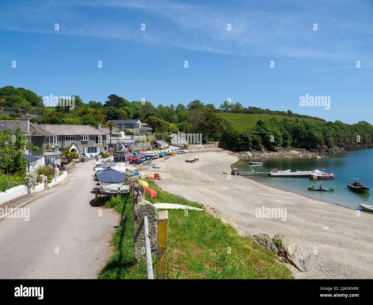 Helford Passage a small village on the north bank of the Helford river ...