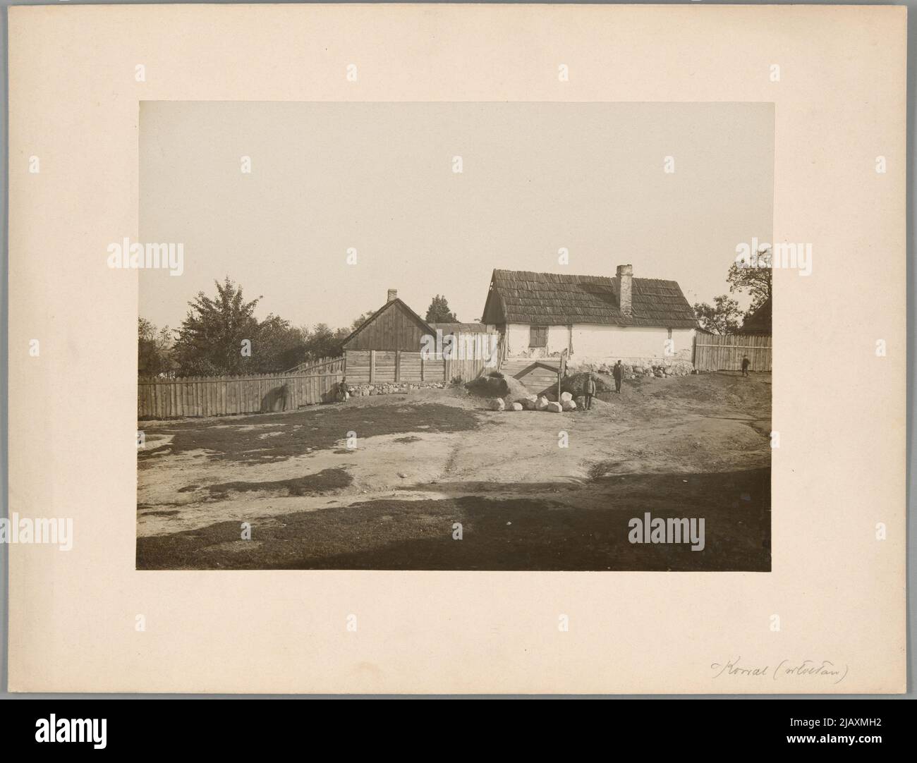 Lord's blacksmiths [or noble] Wooden House with a farm Greim, F Stock ...
