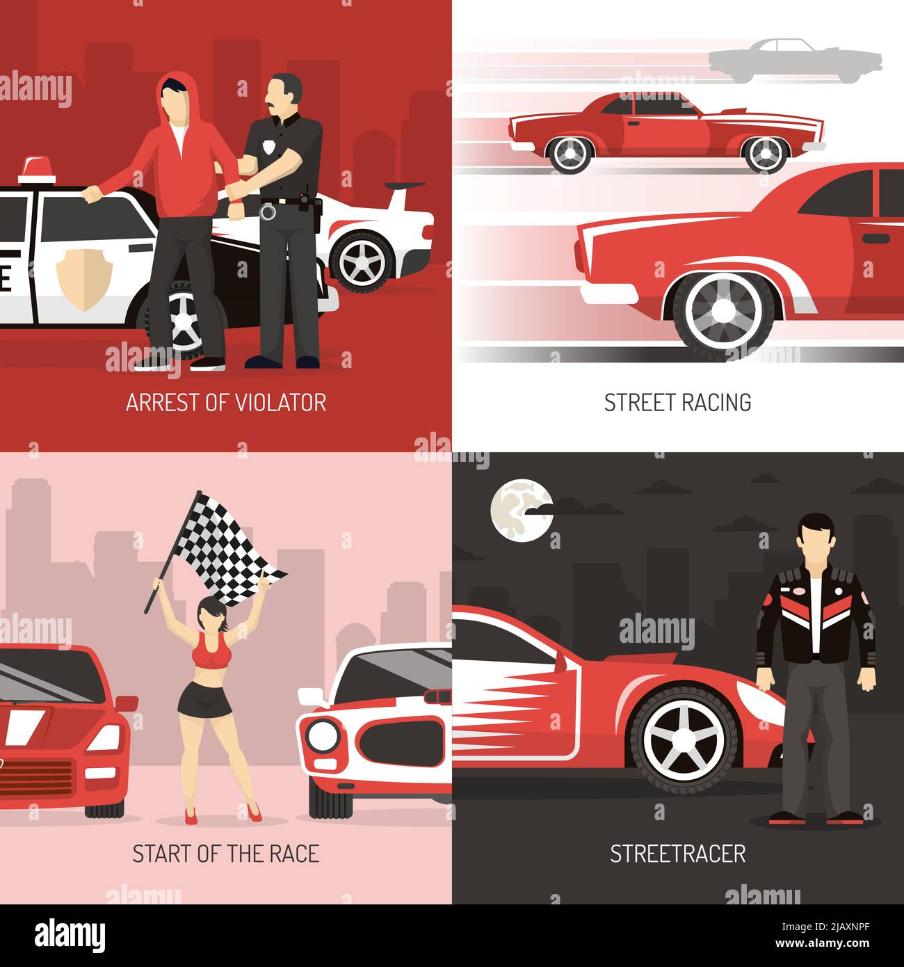 Illegal Street Racing Logo