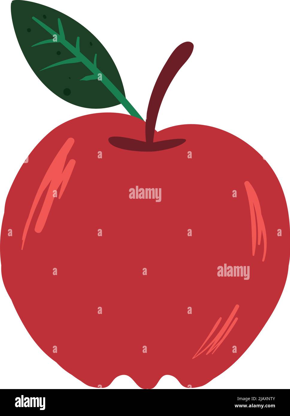 flat fresh apple design Stock Vector Image & Art - Alamy