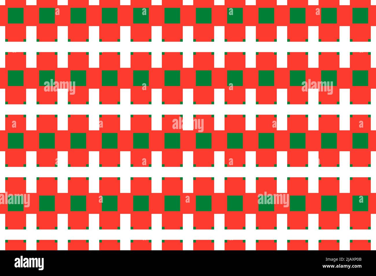 Geometric pattern in the colors of the national flag of Madagascar. The ...