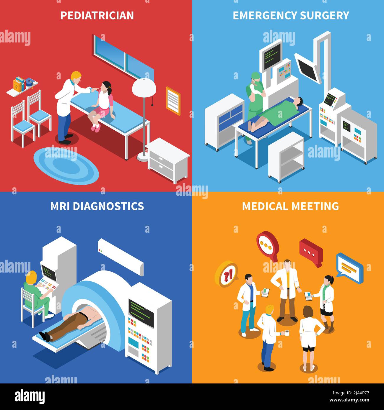 Emergency meeting in Stock Vector Images - Alamy