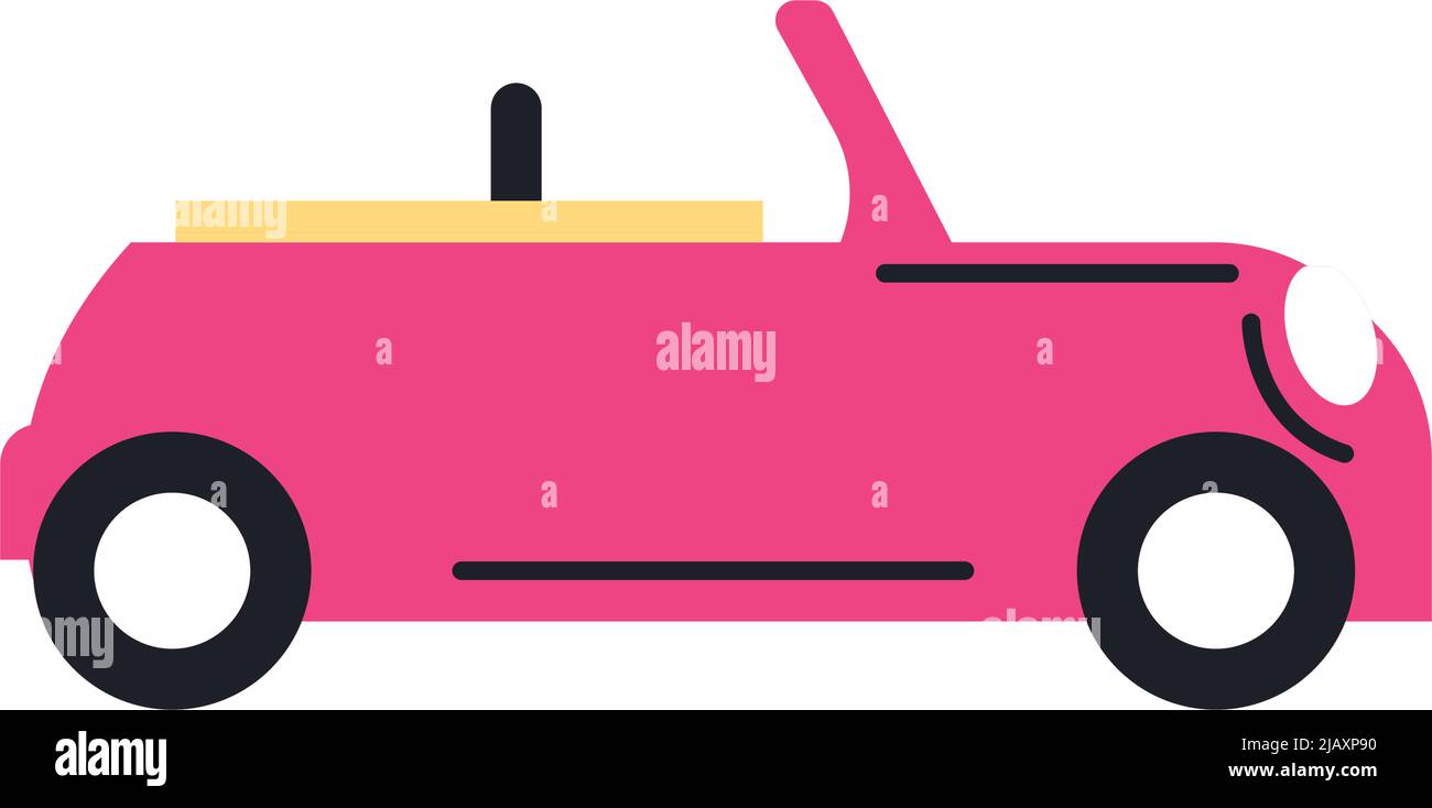 flat pink car design Stock Vector Image & Art - Alamy