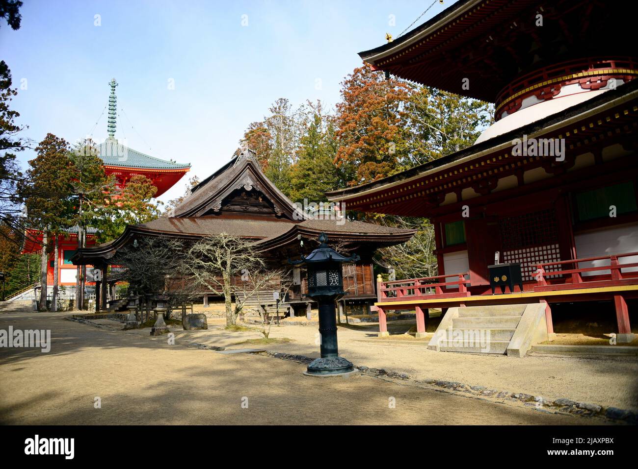 small, secluded temple town has developed around the sect's ...