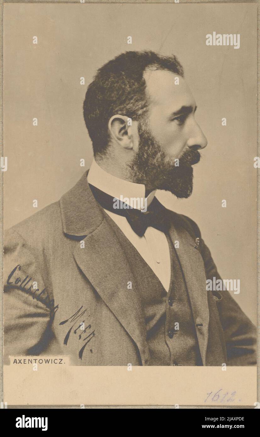 Portrait of Teodor Axentowicz Polish painters salon in Krakow Stock ...