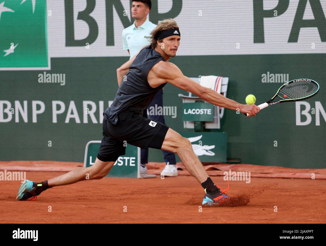 Alexander Zverev of Germany during day 10 of Roland-Garros 2022, French Open 2022, second Grand ...
