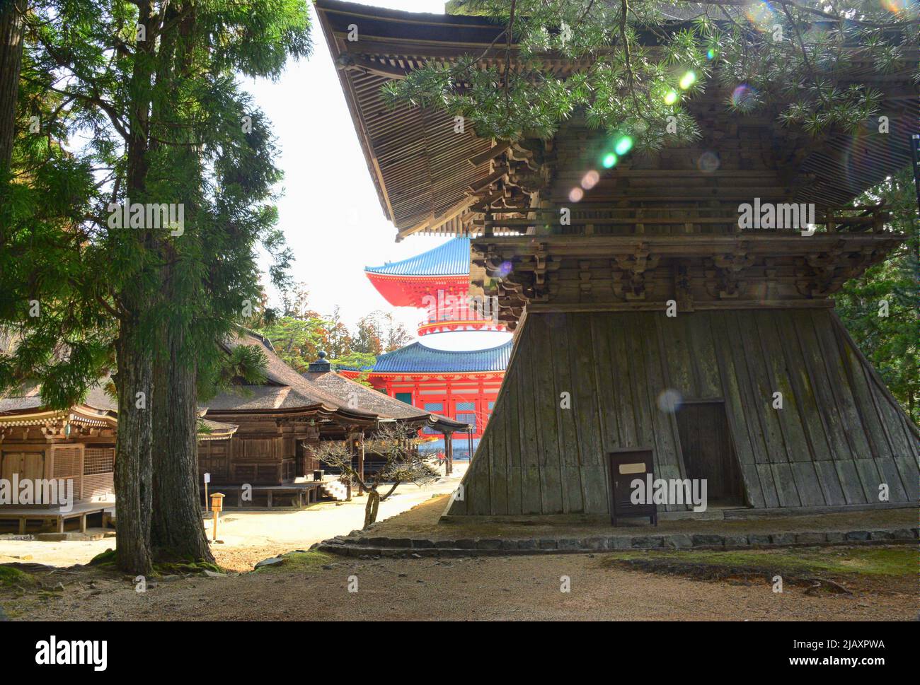 small, secluded temple town has developed around the sect's ...