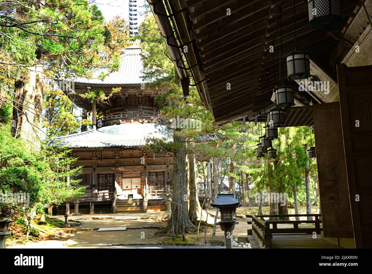 small, secluded temple town has developed around the sect's ...