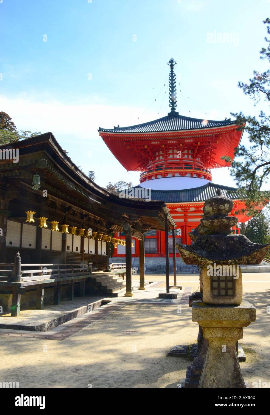 small, secluded temple town has developed around the sect's ...