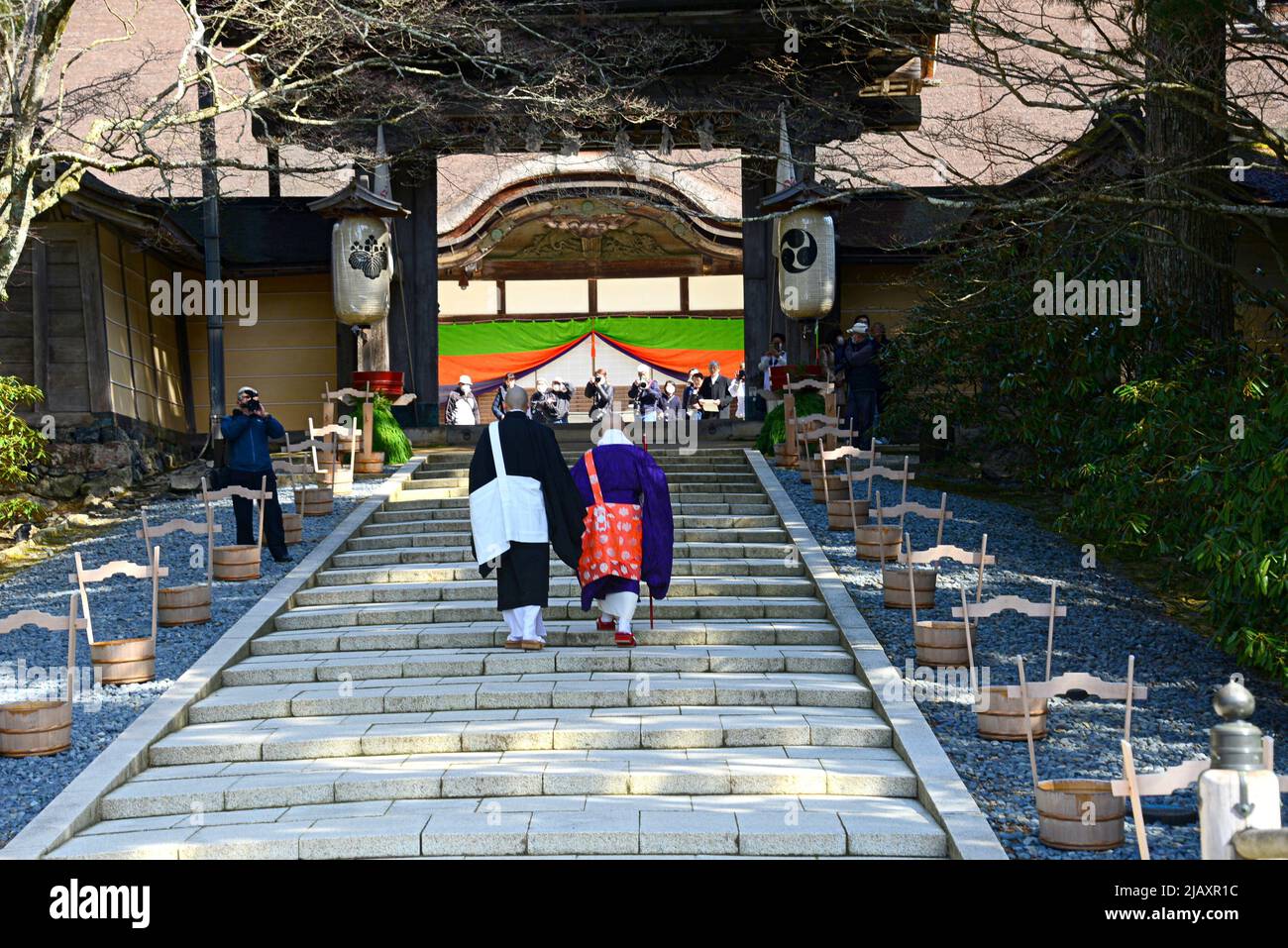 small, secluded temple town has developed around the sect's ...