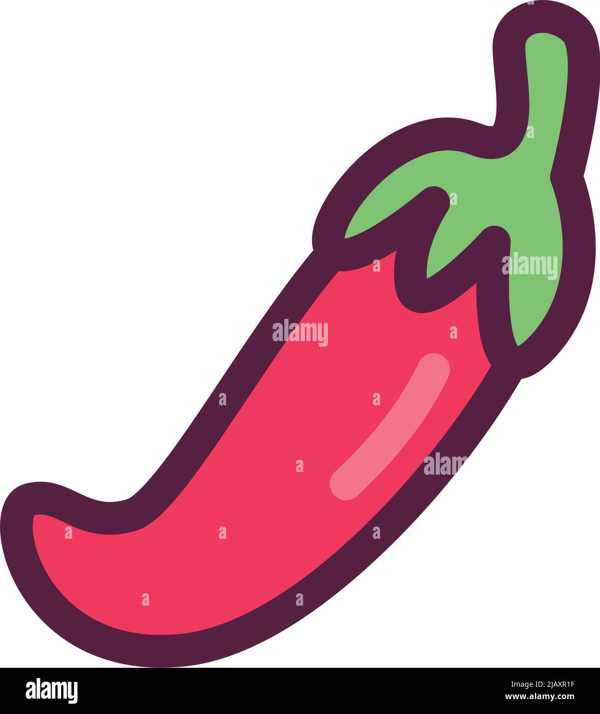 flat cool pepper design Stock Vector Image & Art - Alamy