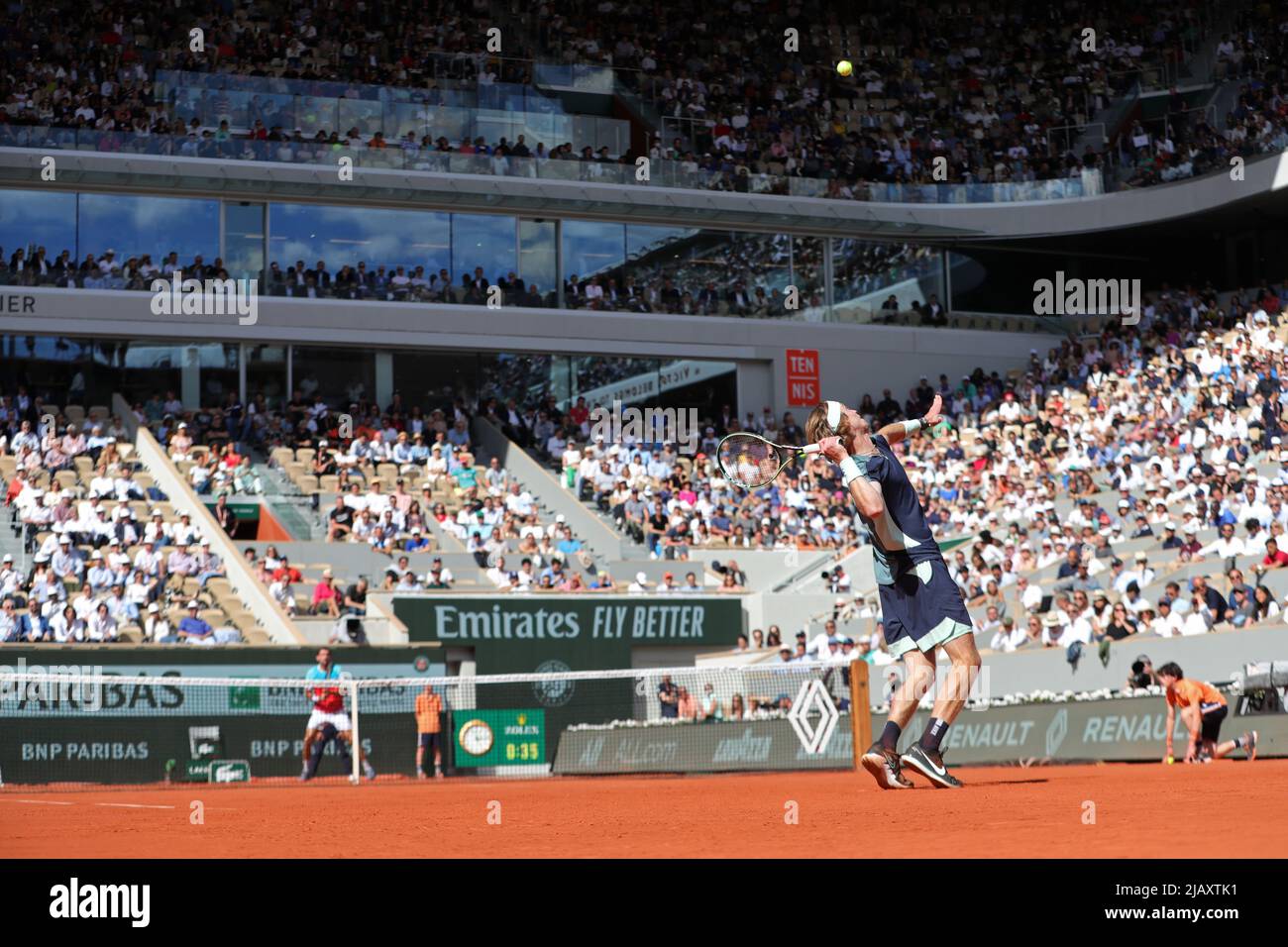 Paris, France. 1st June 2022; Roland Garros, French Open Tennis ...