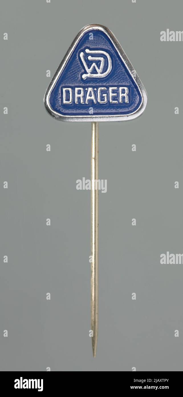 Dräger's company badge badge unknown label Stock Photo - Alamy