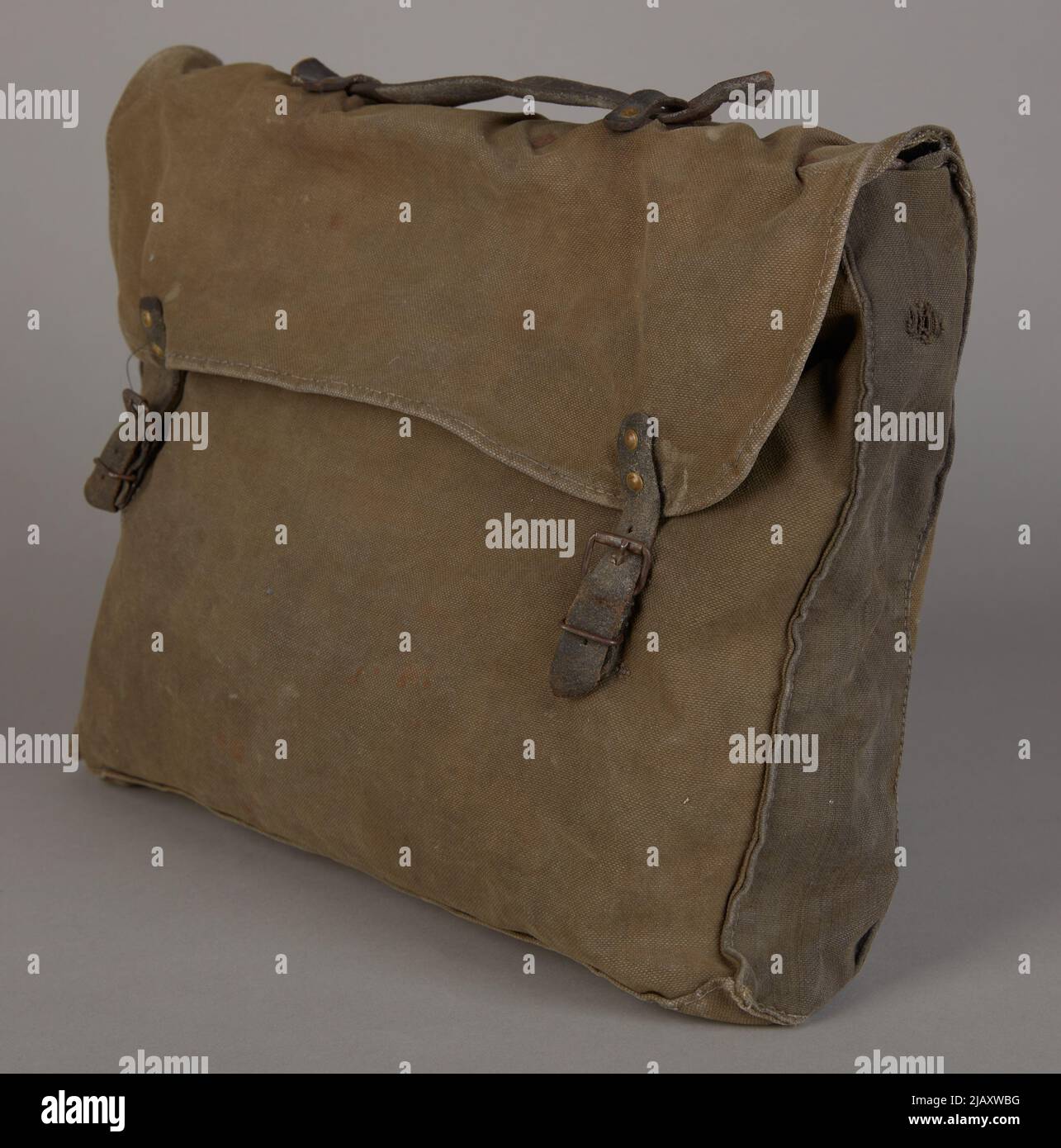 Military bag unknown label Stock Photo - Alamy