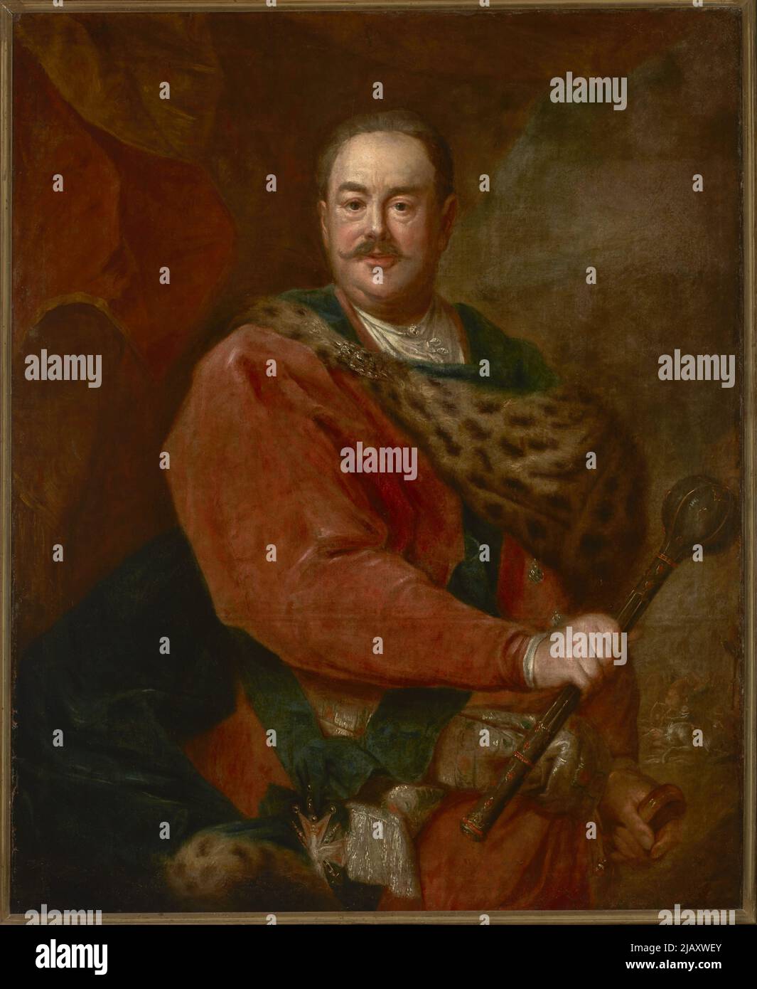 Portrait of Jan Klemens Branicki (1689–1771), Grand Hetman of the Crown ...