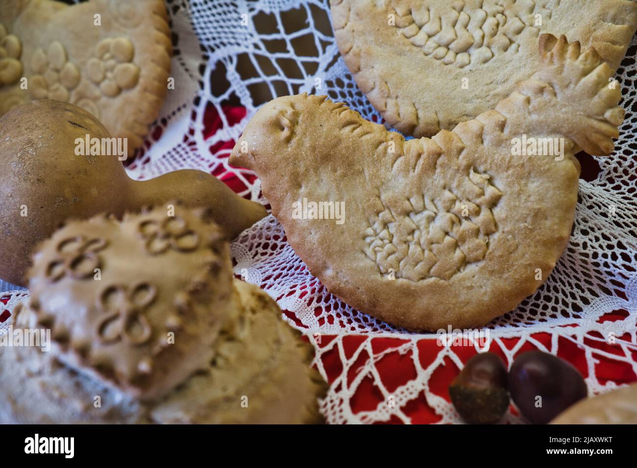 Typical sardinian bread hi-res stock photography and images - Alamy
