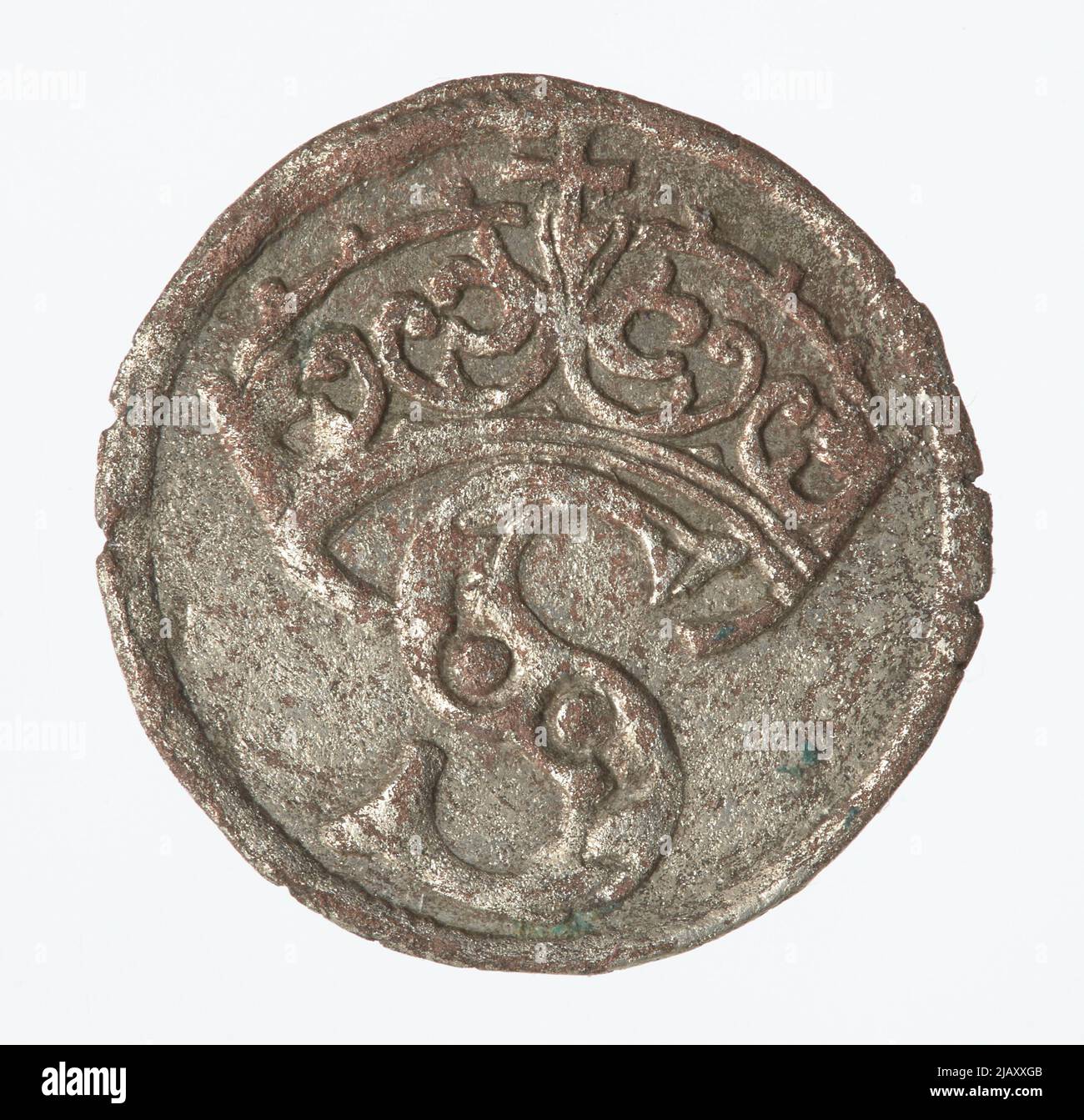 Zygmunt I Stary (1506–1548), Denar of Prussian lands, Toruń; B.R. Torch ...