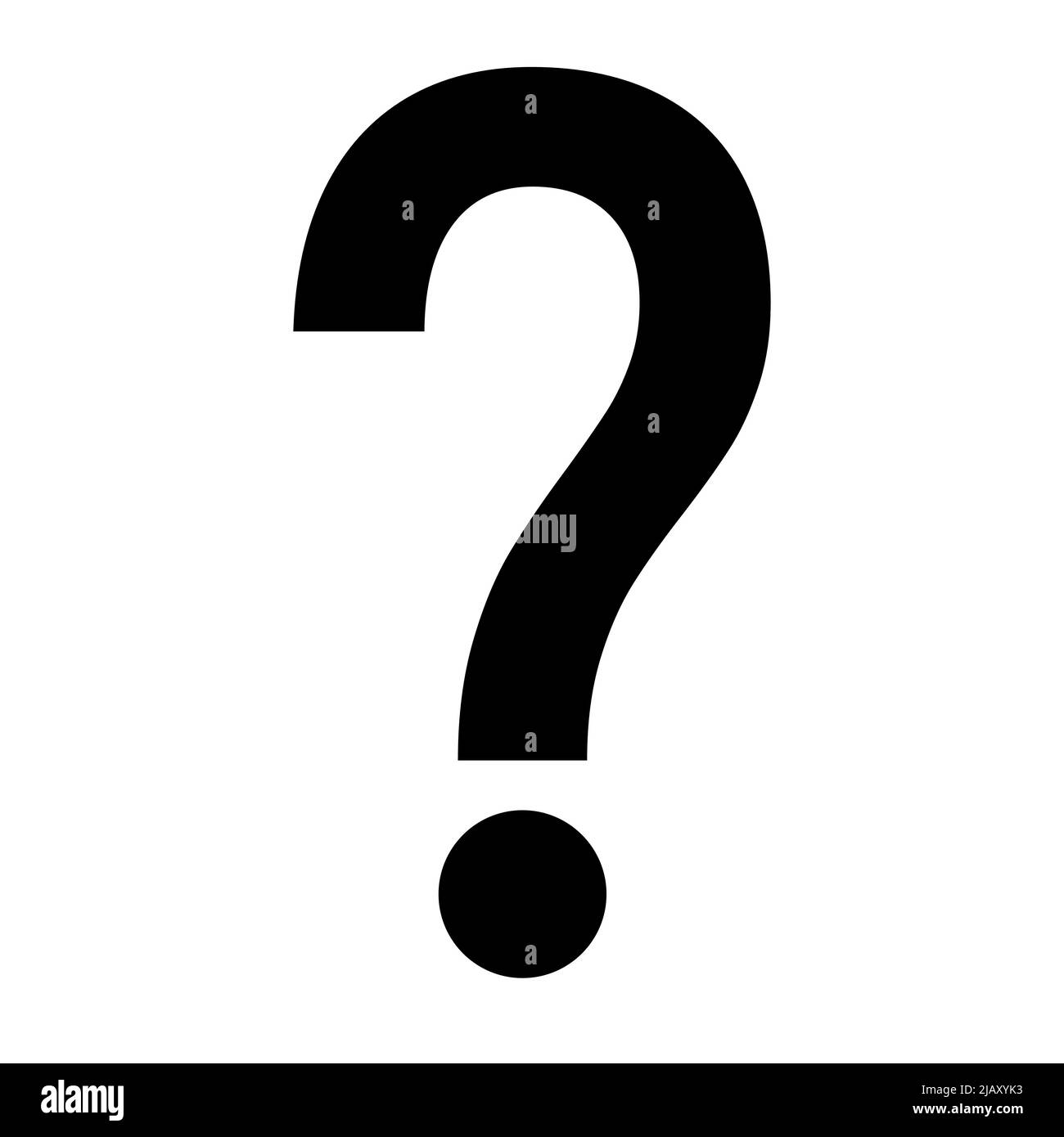 Question mark sign. Flat design style. Vector illustration isolated on ...