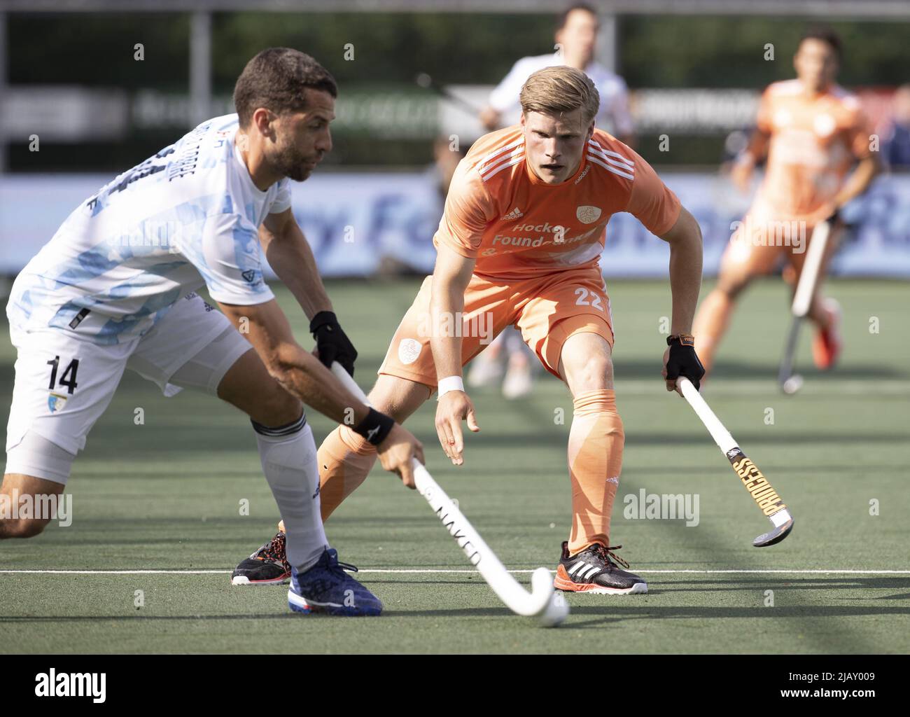 NIJMEGEN - Koen Bijen (Ned) with Nicolas della Torre (Arg), in the ...