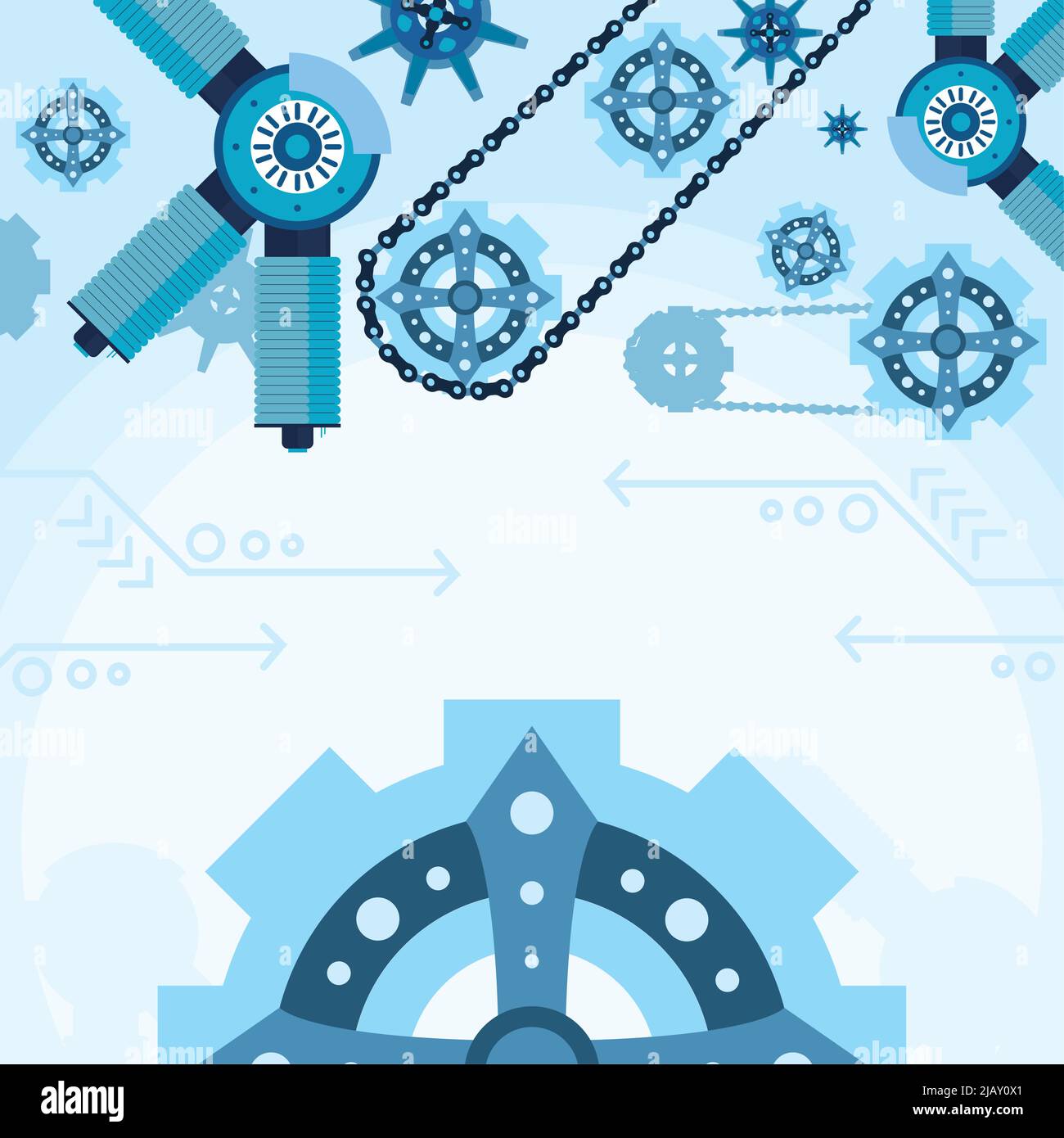 blue gears cartel Stock Vector Image & Art - Alamy