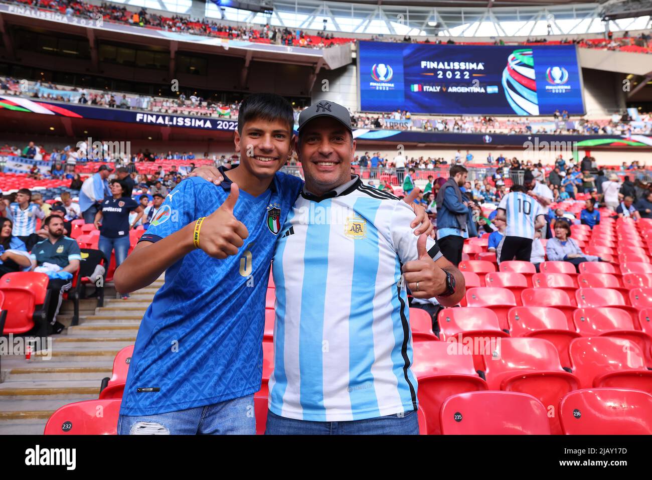 London, UK. 1st June 2022; Wembley Stadium, London, England : CONBEMOL ...