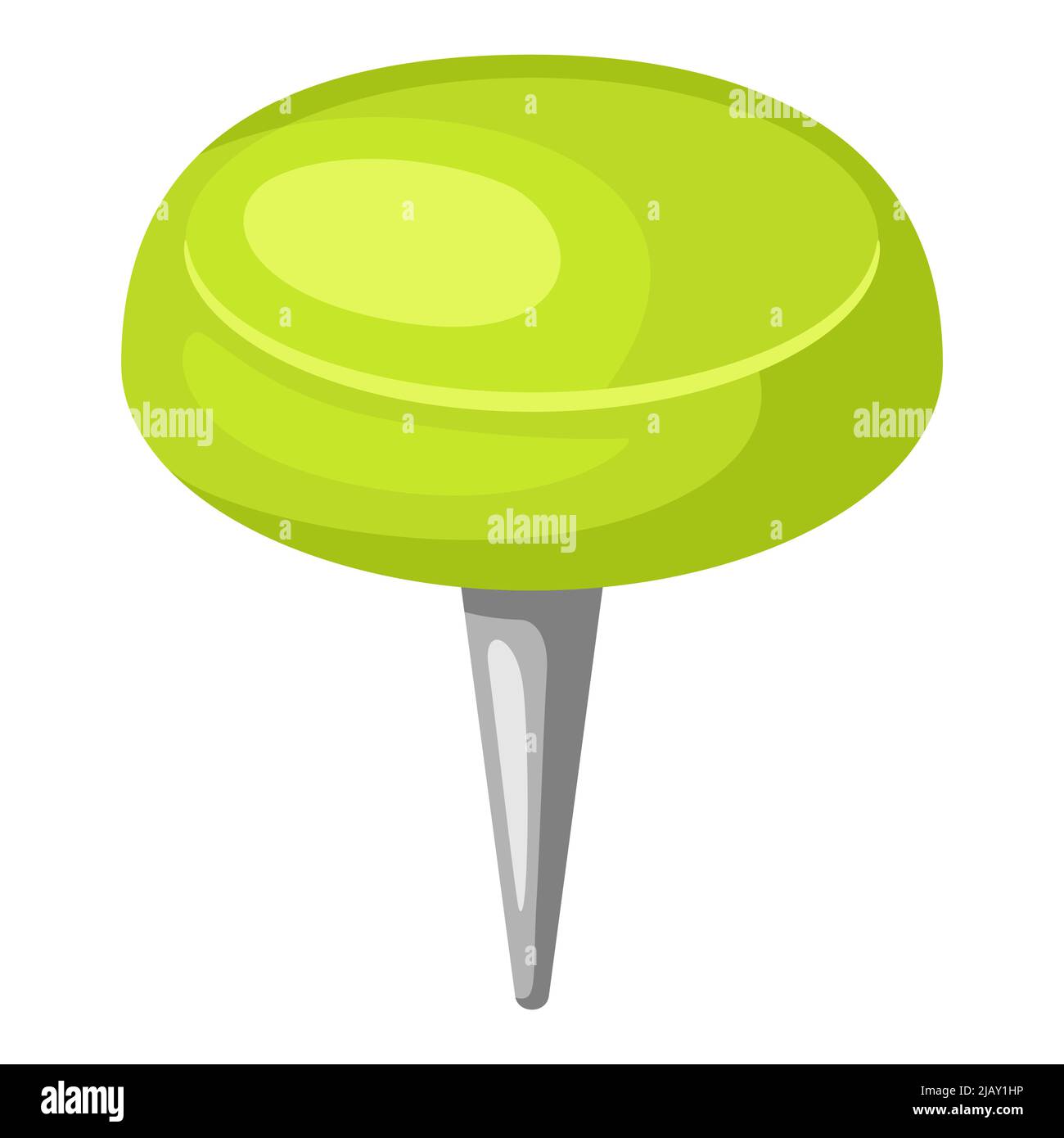 Illustration of pin. Office supply, accessory for school and work ...