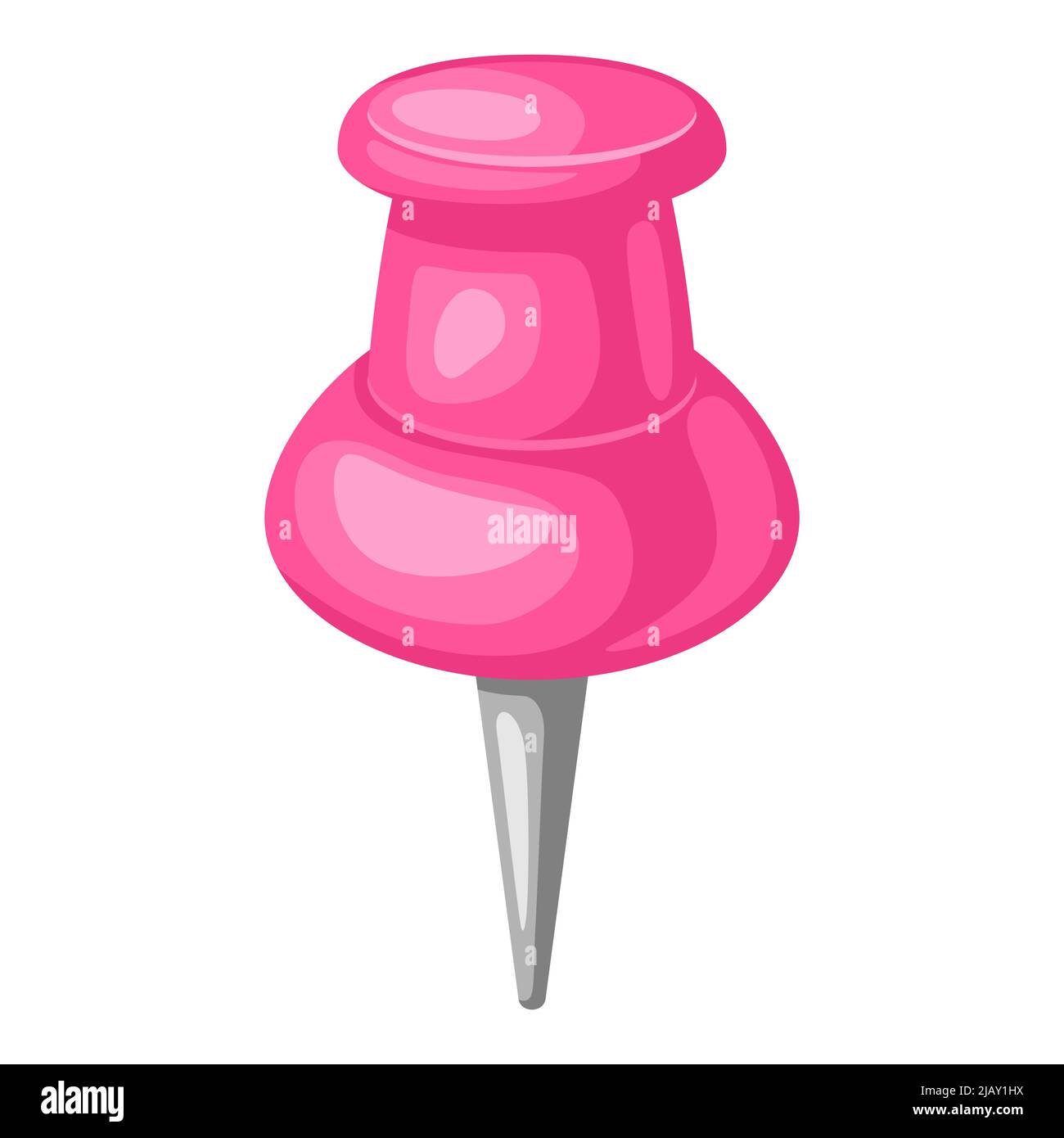 Illustration of pin. Office supply, accessory for school and work ...