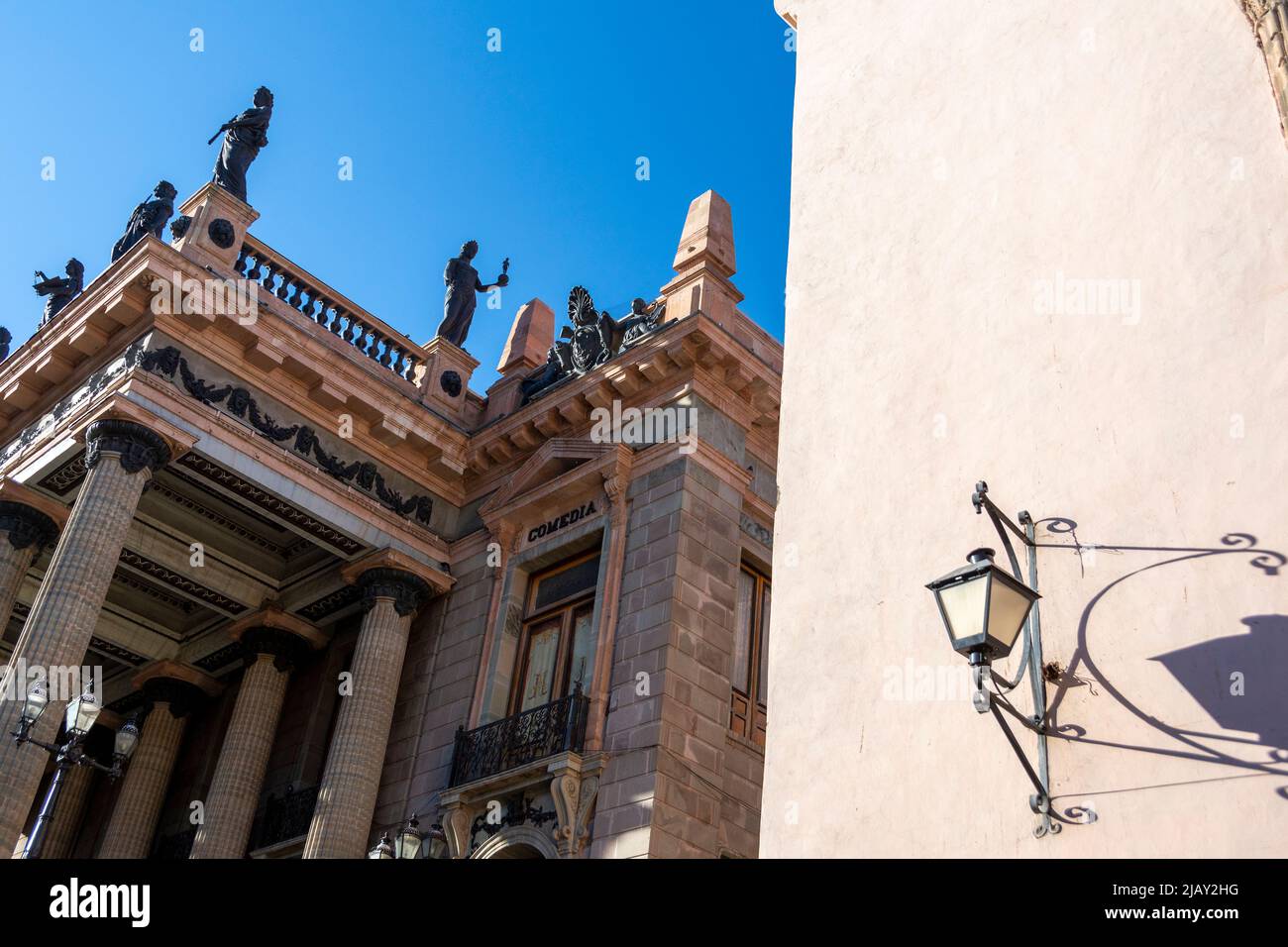 Teatro Juarez (Juarez Theater,) Guanajuato, Guanajuato, Mexico Stock ...