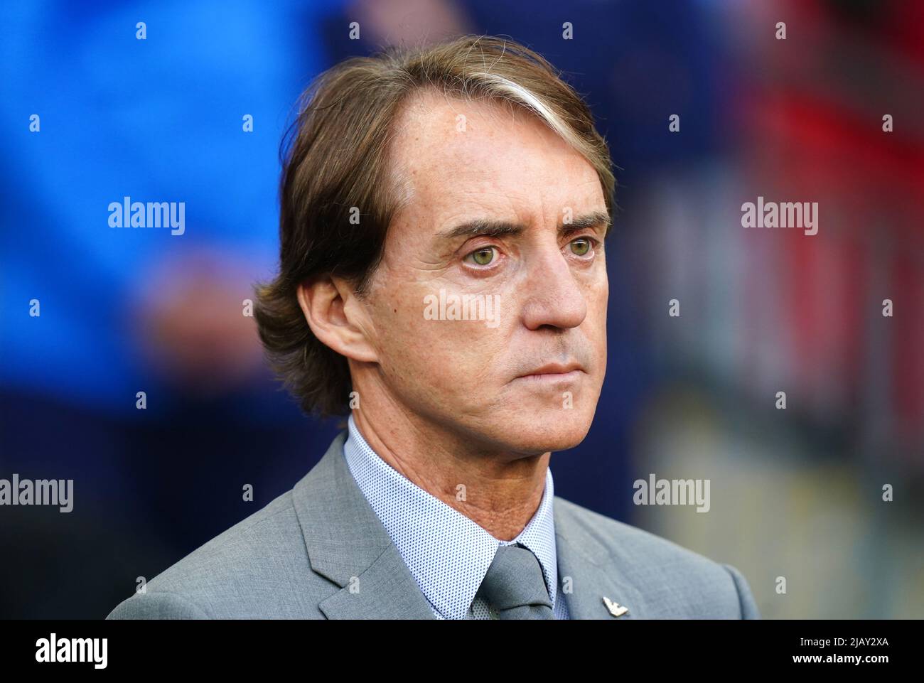 Italy head coach Roberto Mancini during the Finalissima 2022 match at ...