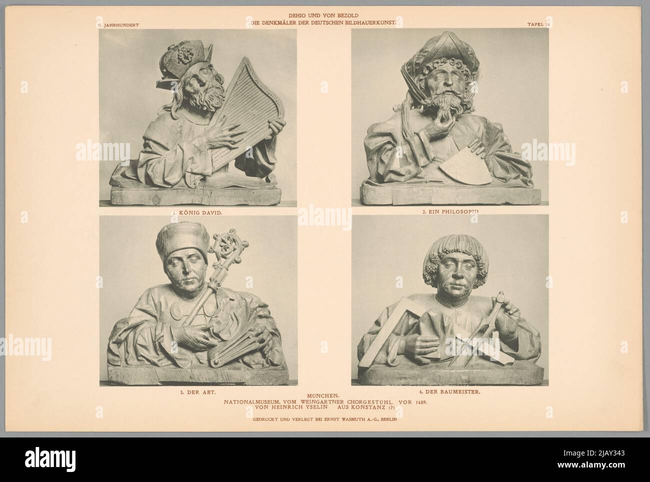 Bliżej Kultury Ernst Wasmuth, A. G. Berlin, Yselin, Heinrich (ca 1450 ...