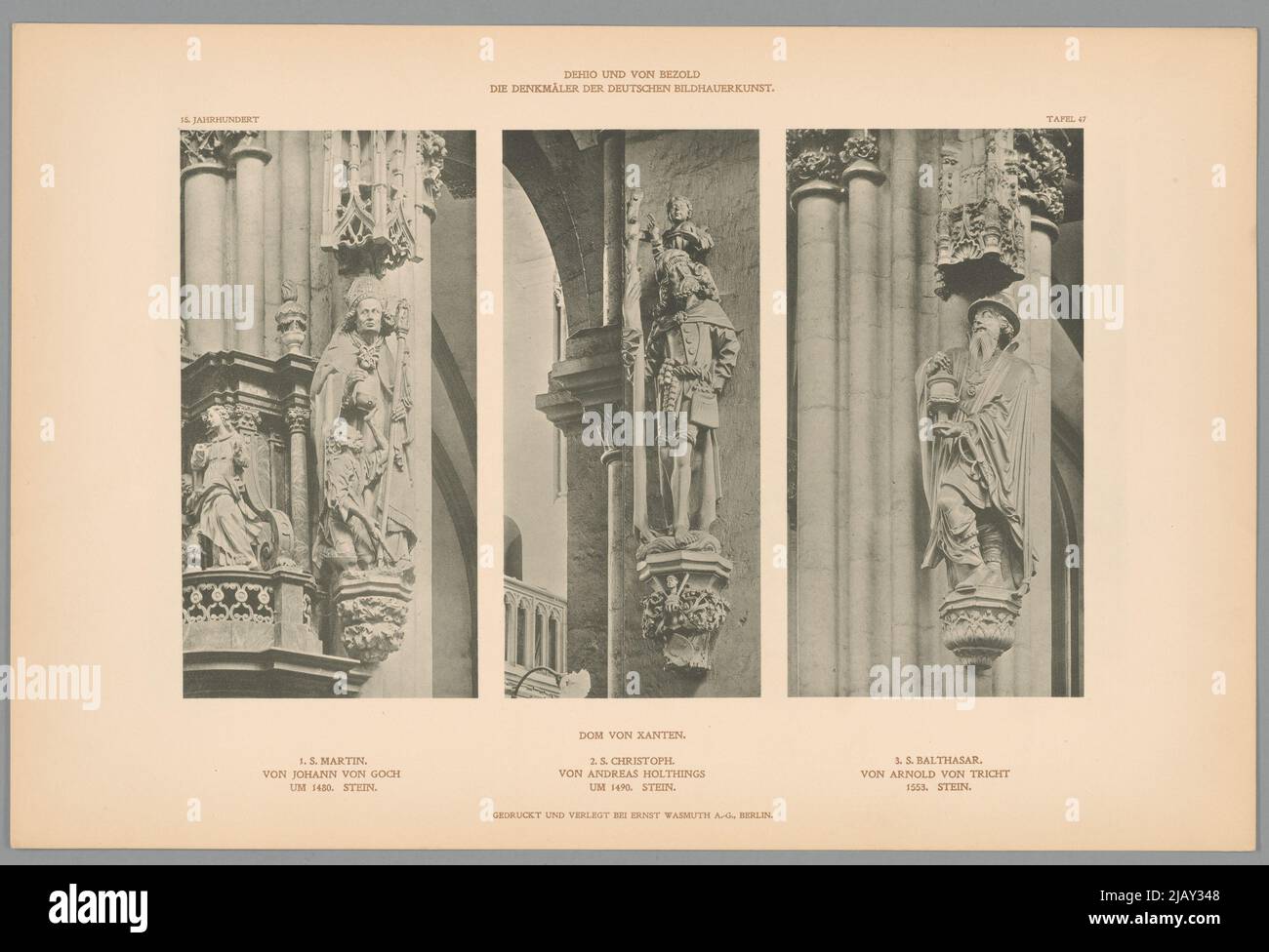 Bliżej Kultury Ernst Wasmuth, A. G. Berlin, unknown sculptor Stock ...