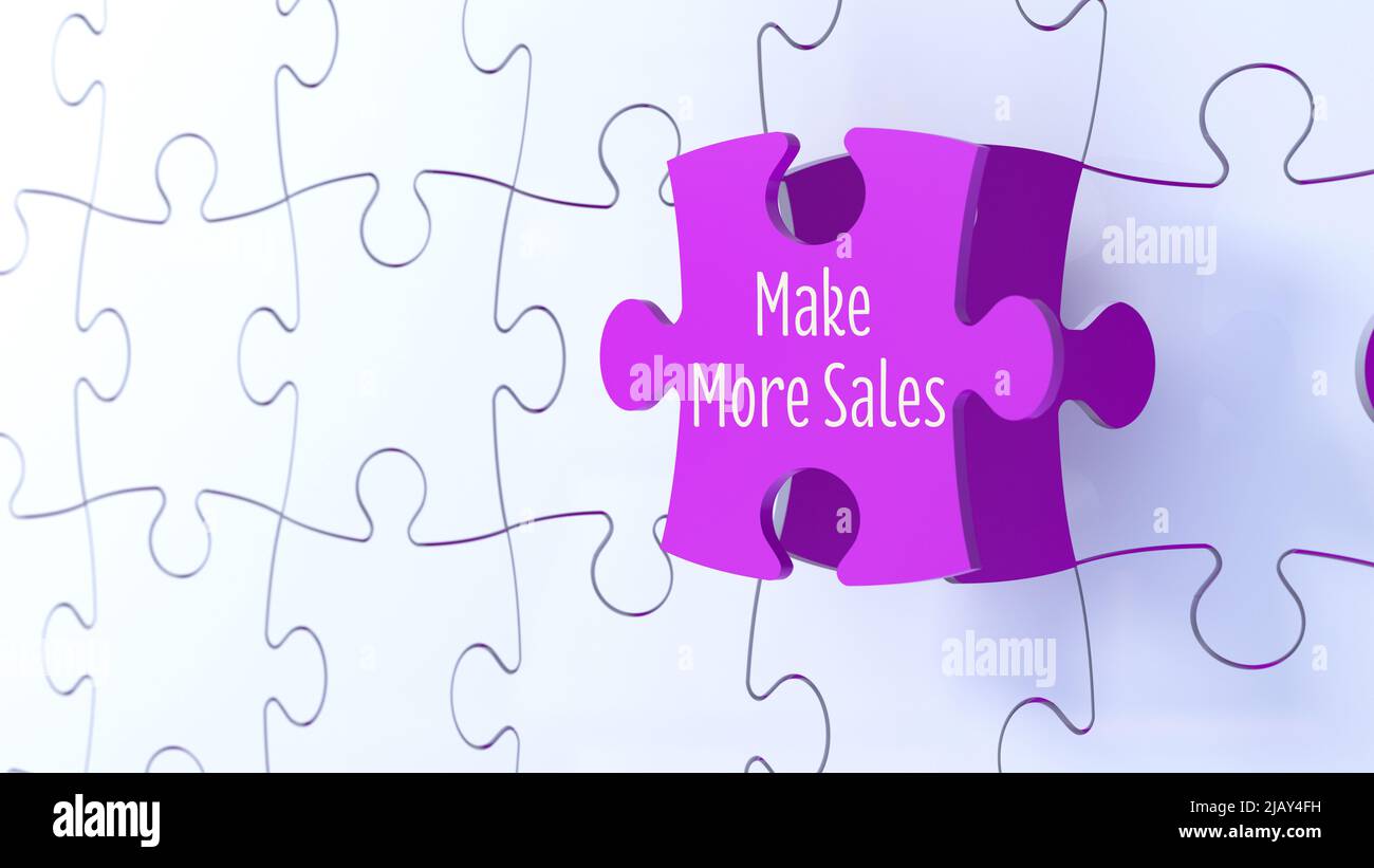 Make more sales Stock Photo - Alamy