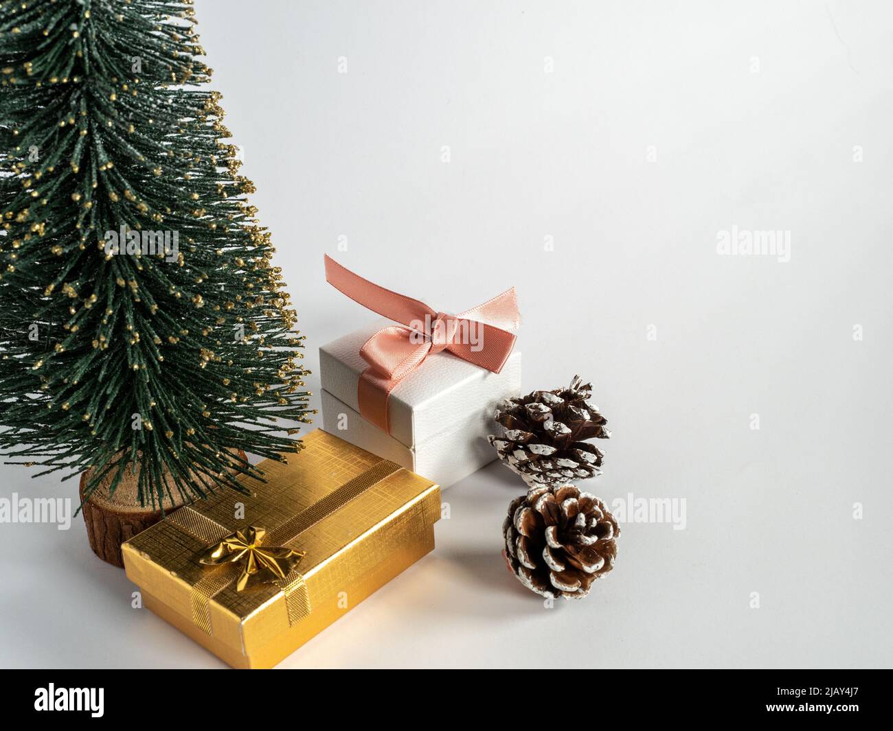 Christmas gift on a white background. High quality photo Stock Photo ...