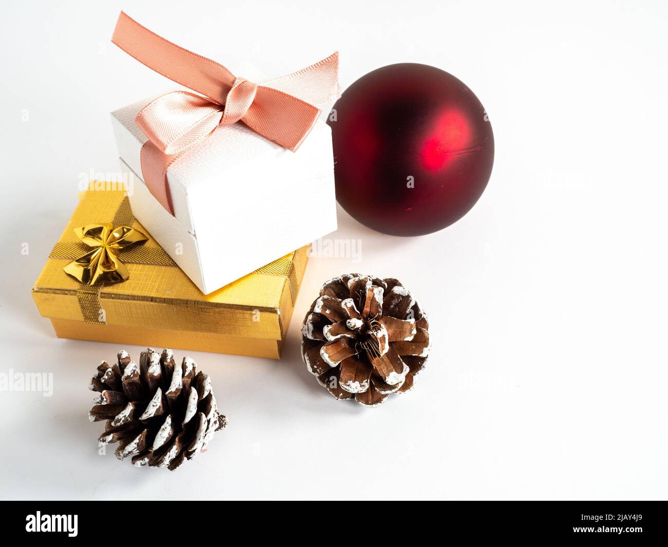 Christmas gift on a white background. High quality photo Stock Photo ...