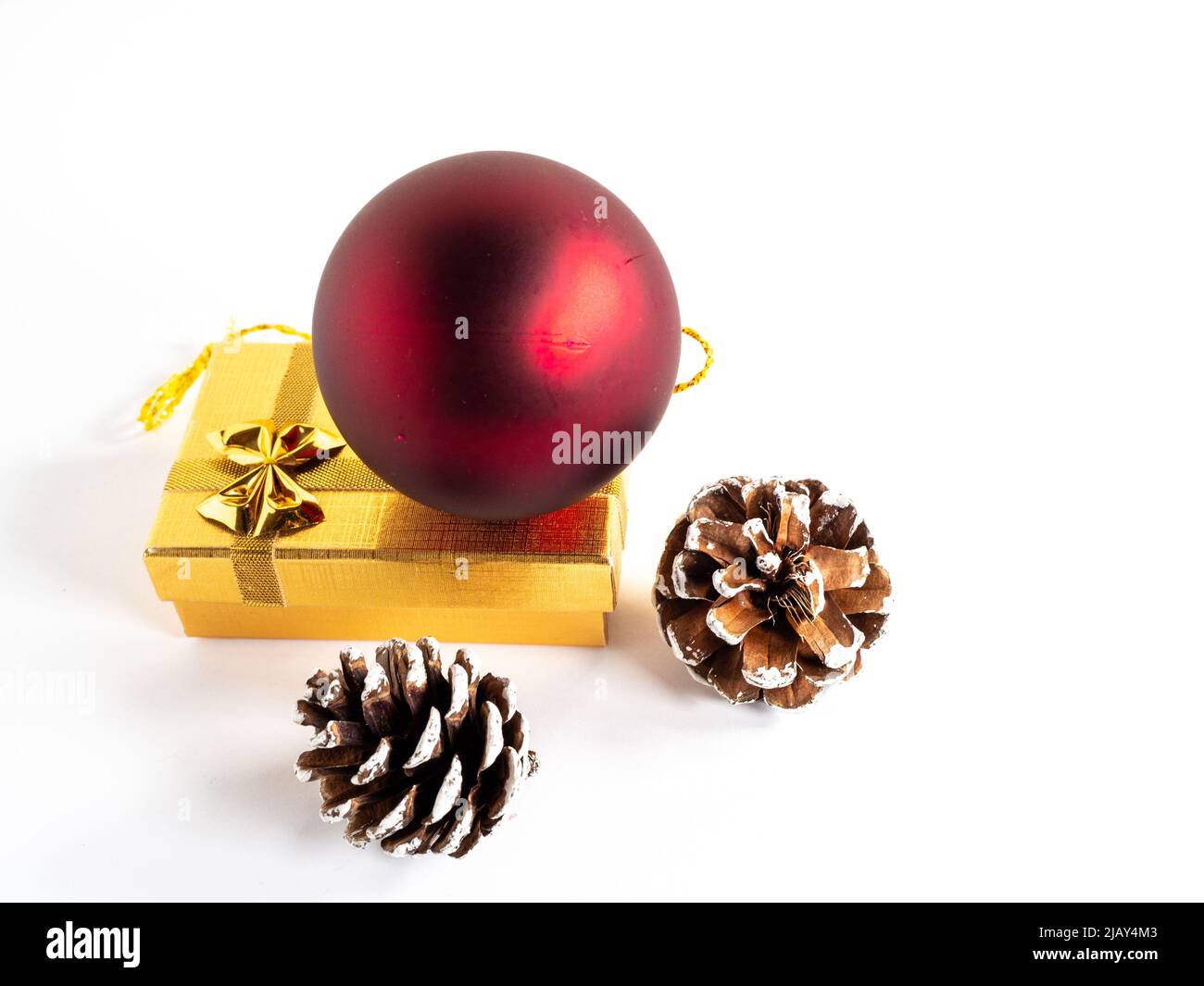 Christmas gift on a white background. High quality photo Stock Photo ...
