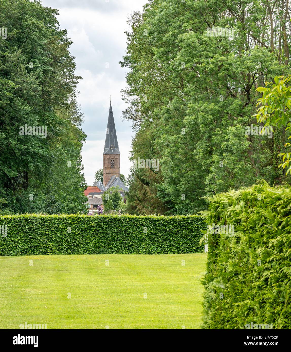 Protestant Church in the town of Olst, Province Overijssel, The ...