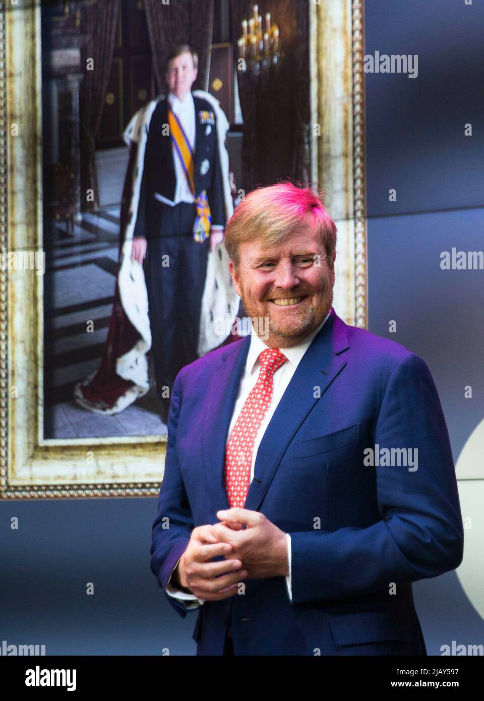 King Willem-Alexander of The Netherlands at the Mauritshuis in The ...